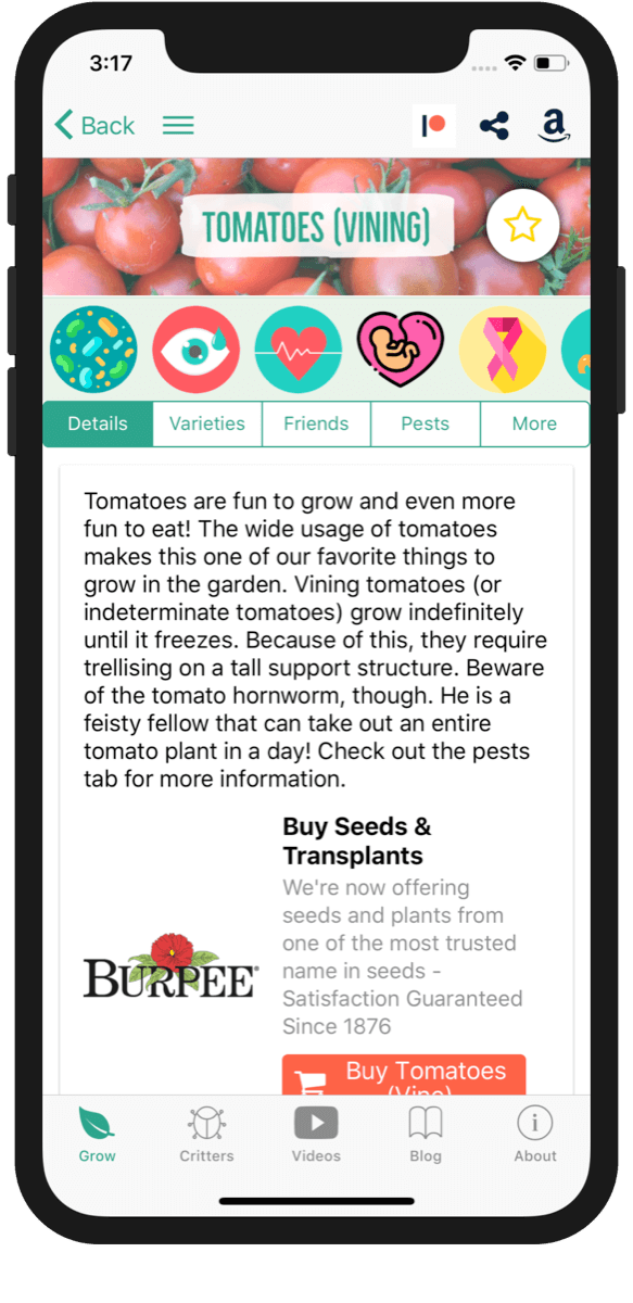 Vegetable Garden Planner Mobile App for iOS, Android, & Web - Grow Your ...