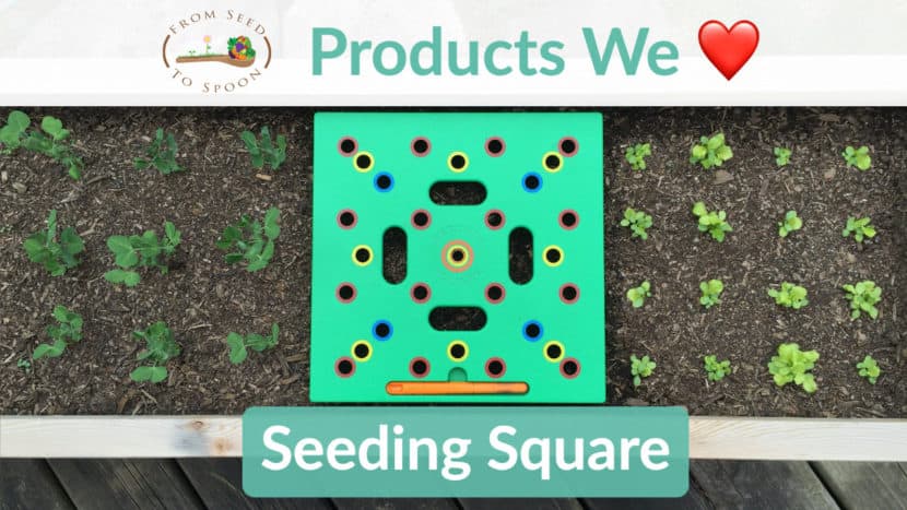 The Seeding Square Makes Square Foot Gardening Easy! – From Seed to ...